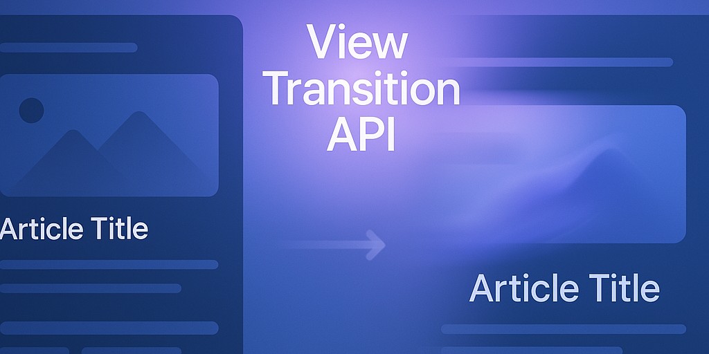 View Transition APIを導入してみた | daiksud